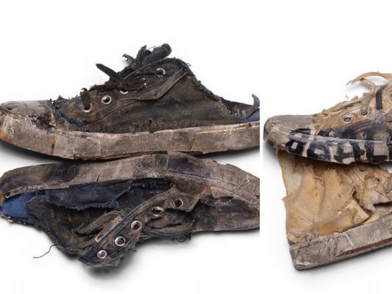 Marca vira meme após lançar tênis rasgado e surrado; Veja a repercussão