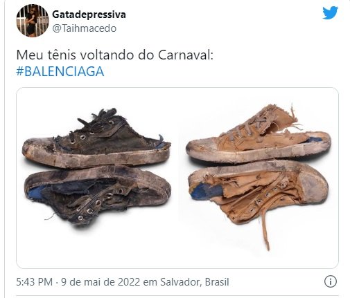 Marca vira meme após lançar tênis rasgado e surrado; Veja a repercussão