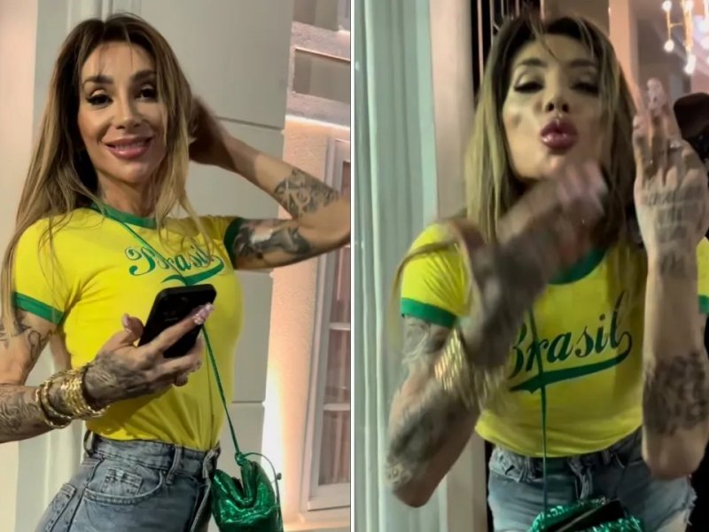Maya Massafera aparece em Salvador após transição