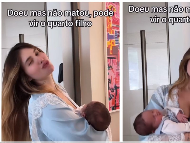 Virgínia brinca com a possibilidade de ser mãe do 4° filho